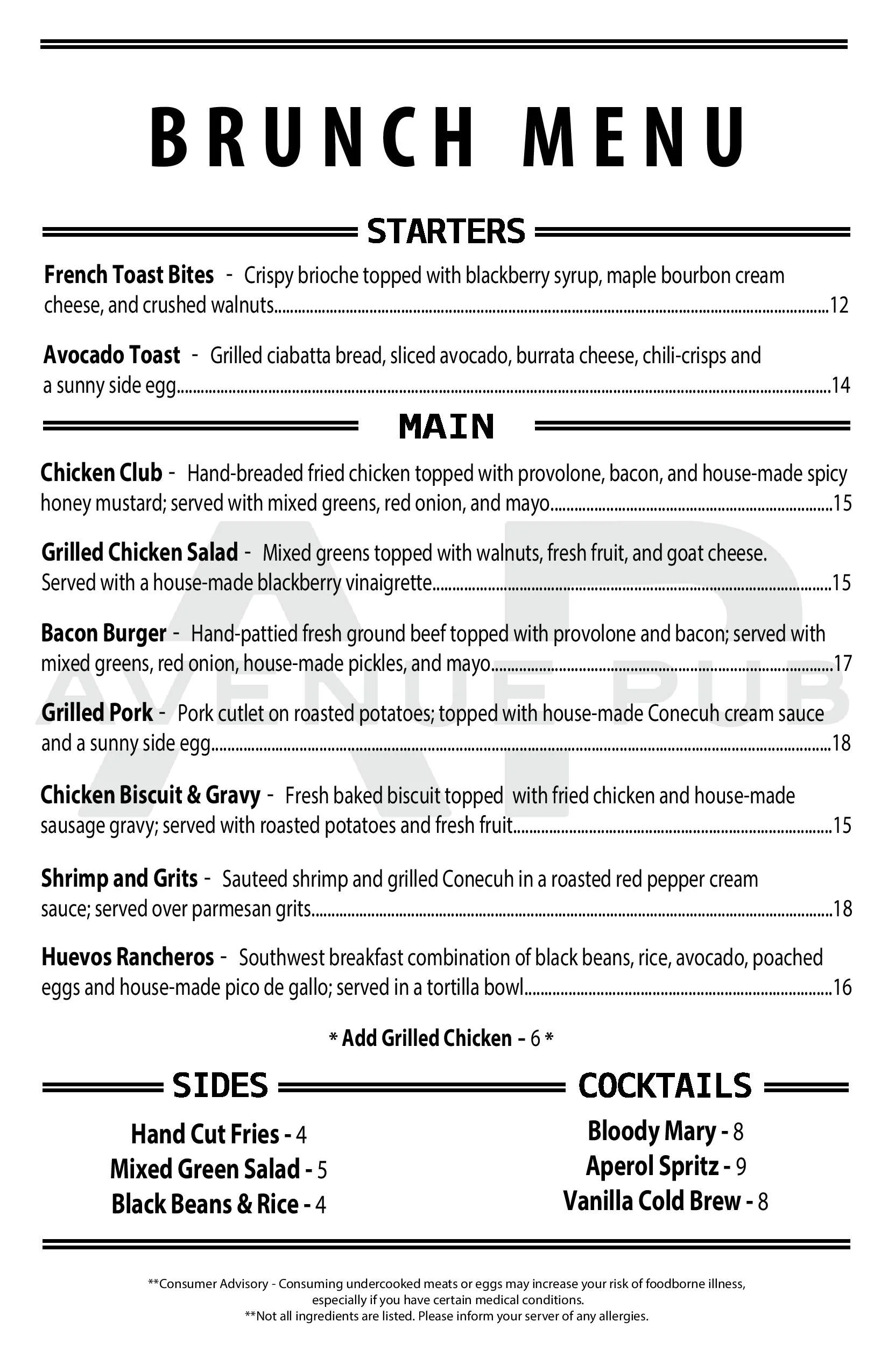 Tuscaloosa — AVENUE PUB