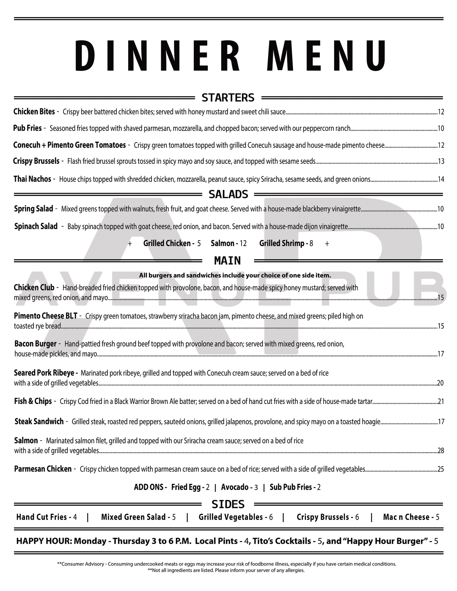 Tuscaloosa — AVENUE PUB