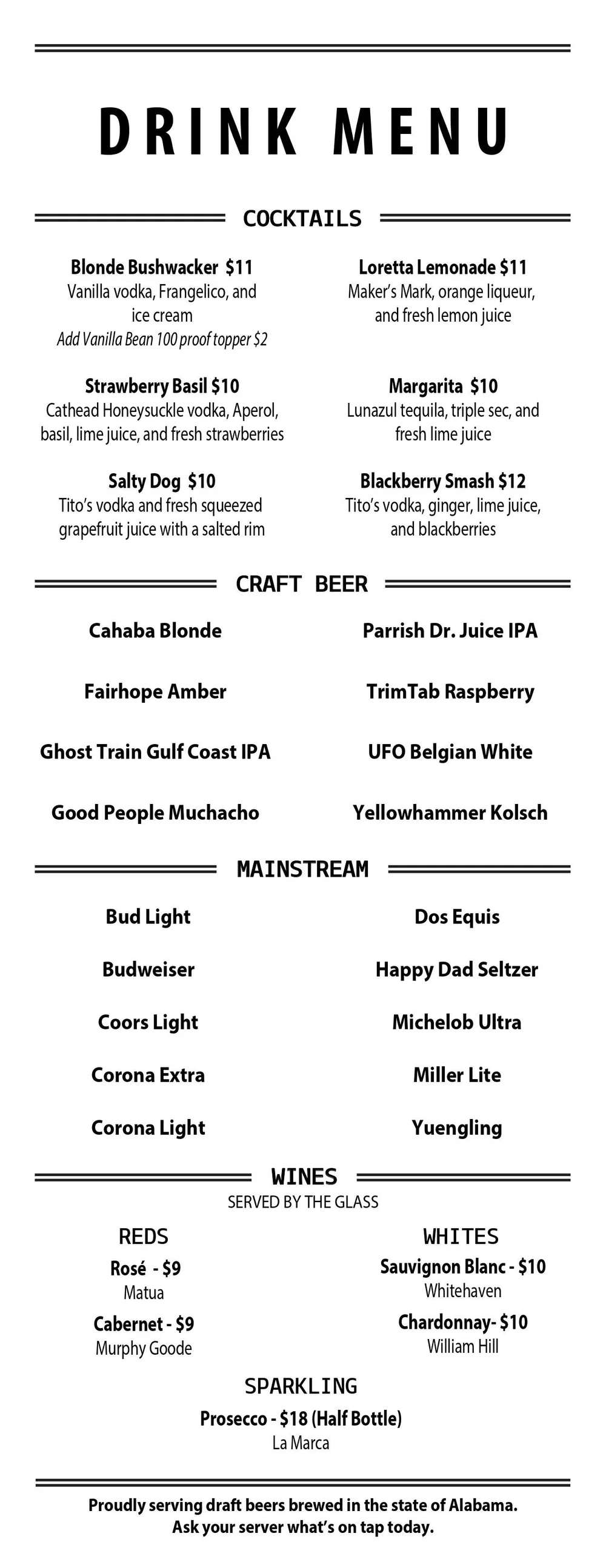 Orange Beach — AVENUE PUB