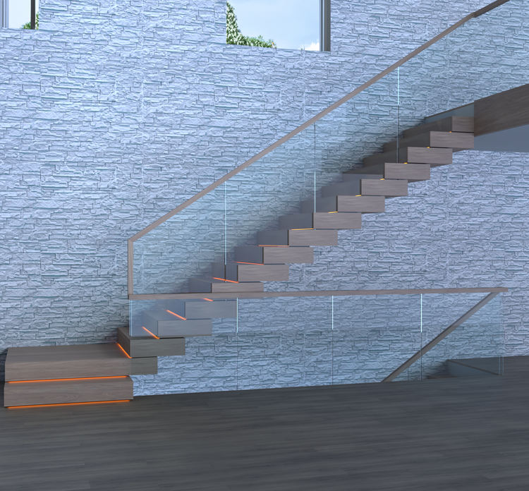 GATZA | MODERN FLOATING STAIRS & RAILINGS
