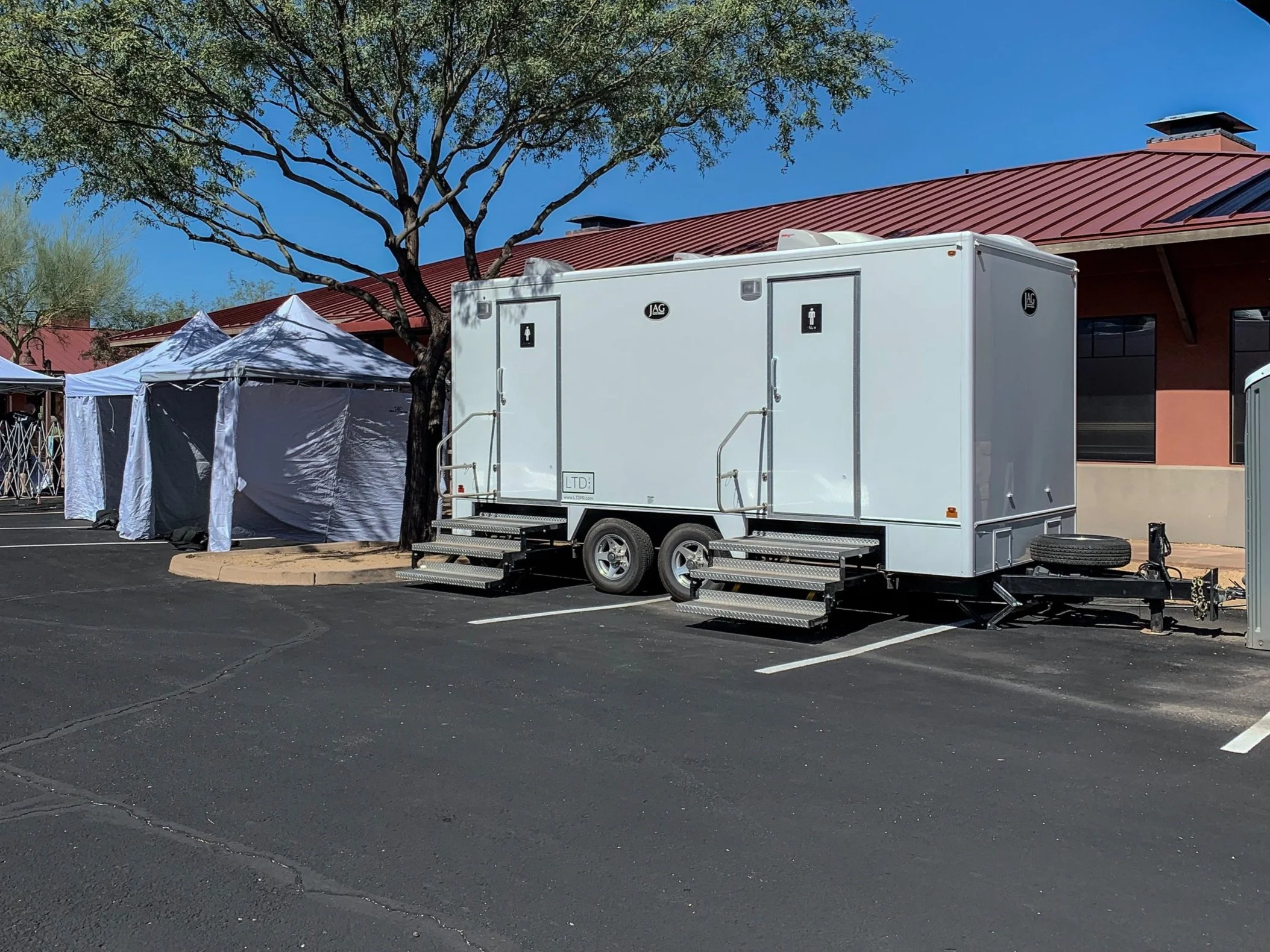Luxury Coastal Series 9 Stall Restroom Trailer — LTD Luxury Restroom ...