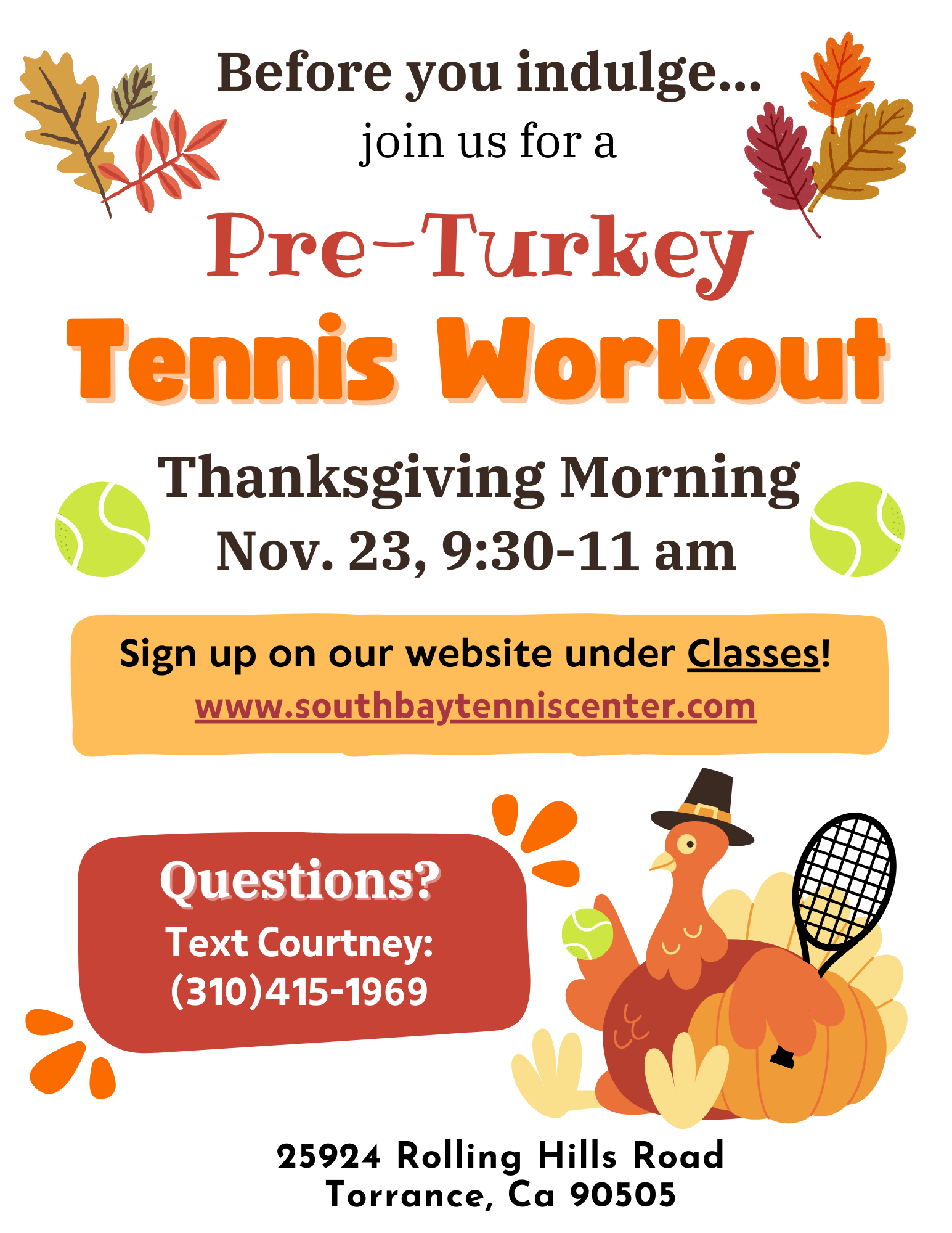 South Bay Tennis Center
