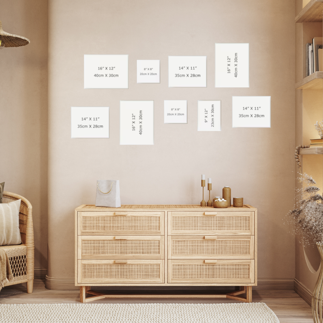 Gallery Wall Layouts — Purple Bamboo, Inc.