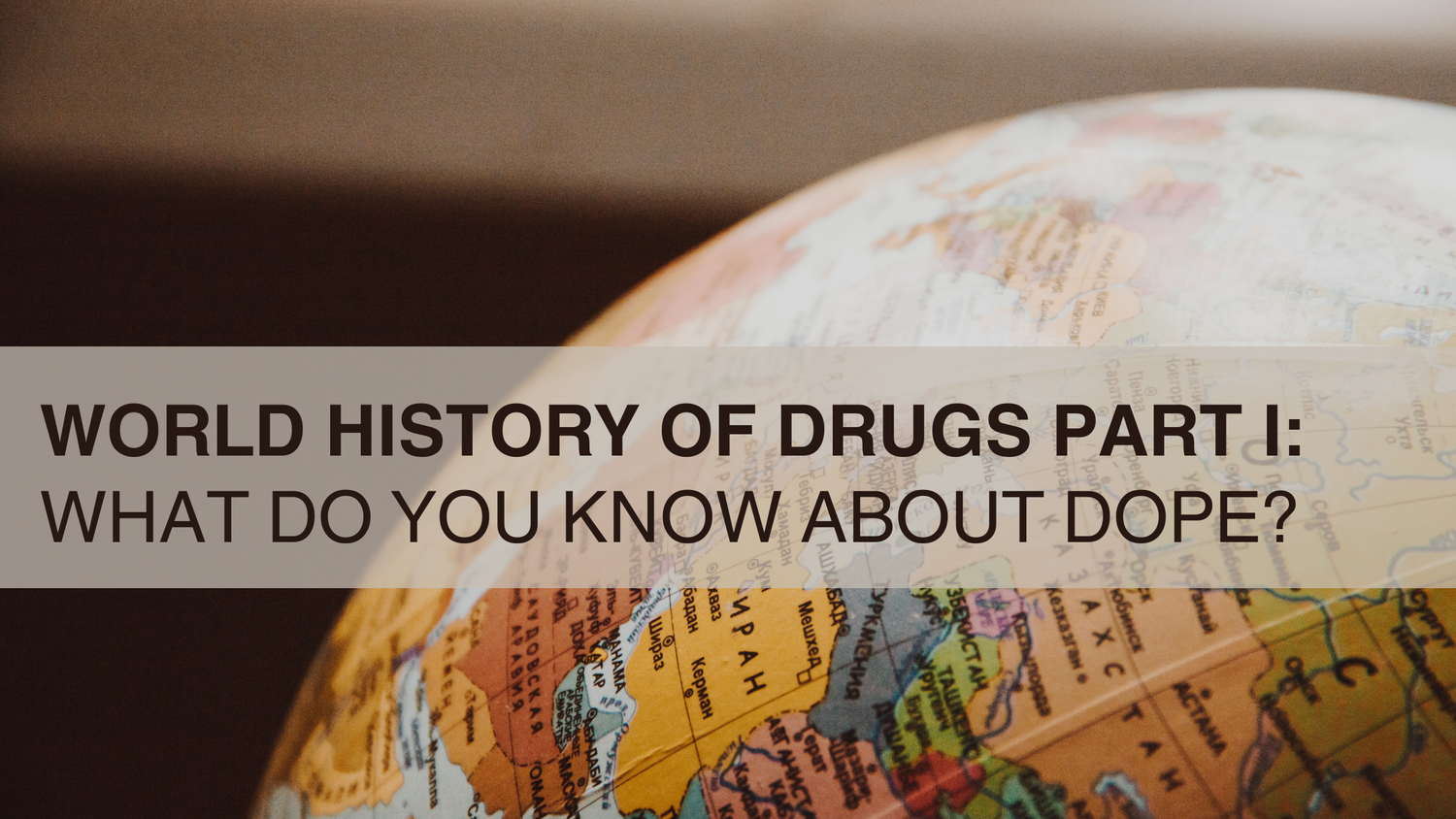 World History of Drugs Part 1 — Motivational Consulting Inc.