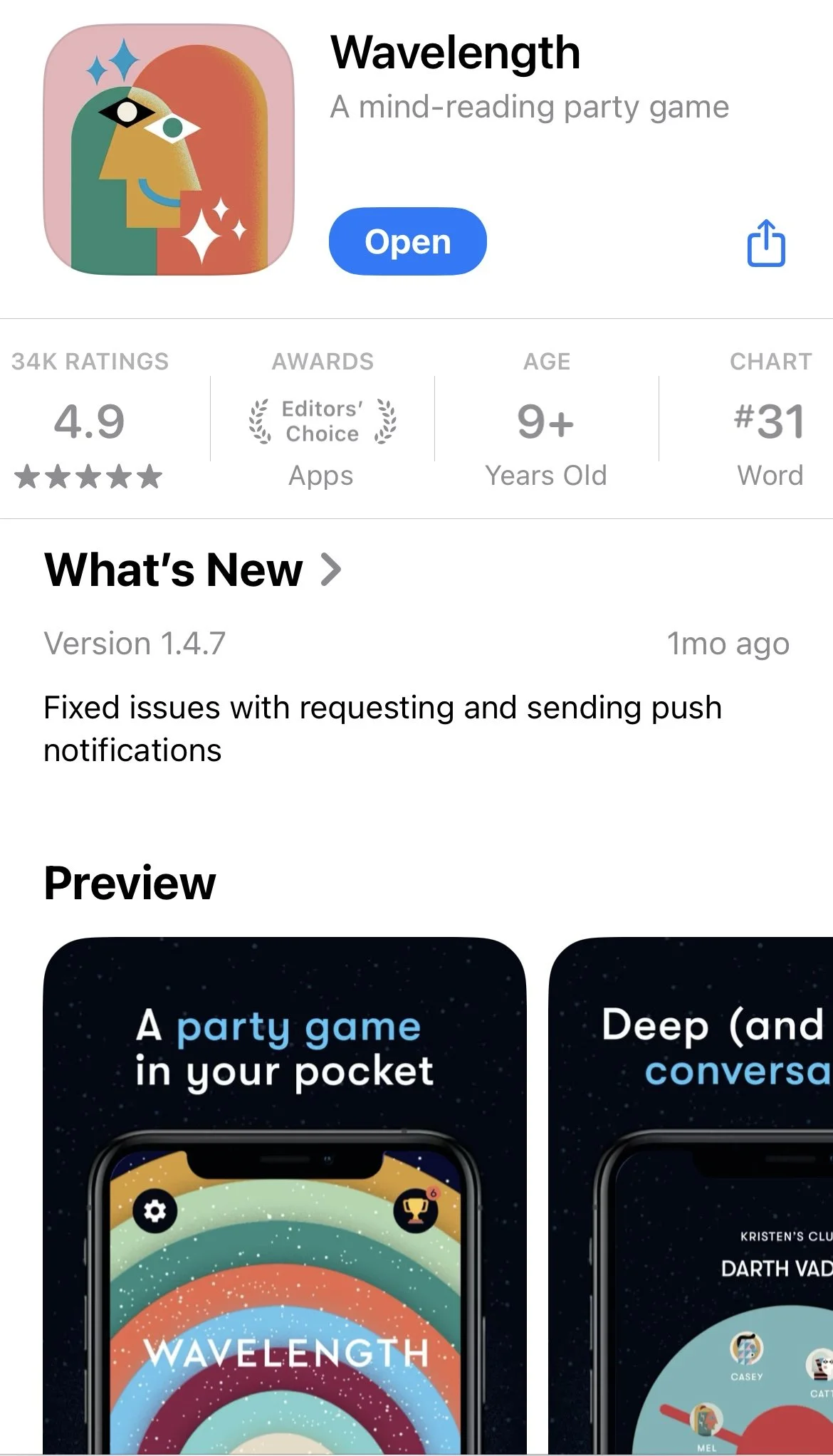 Wavelength / Mobile Game App — Min Liu