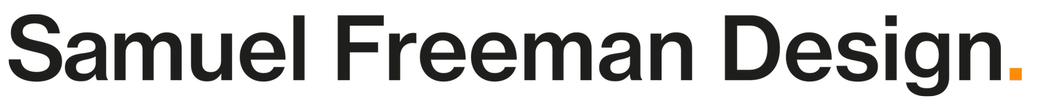 Samuel Freeman Freelance Design