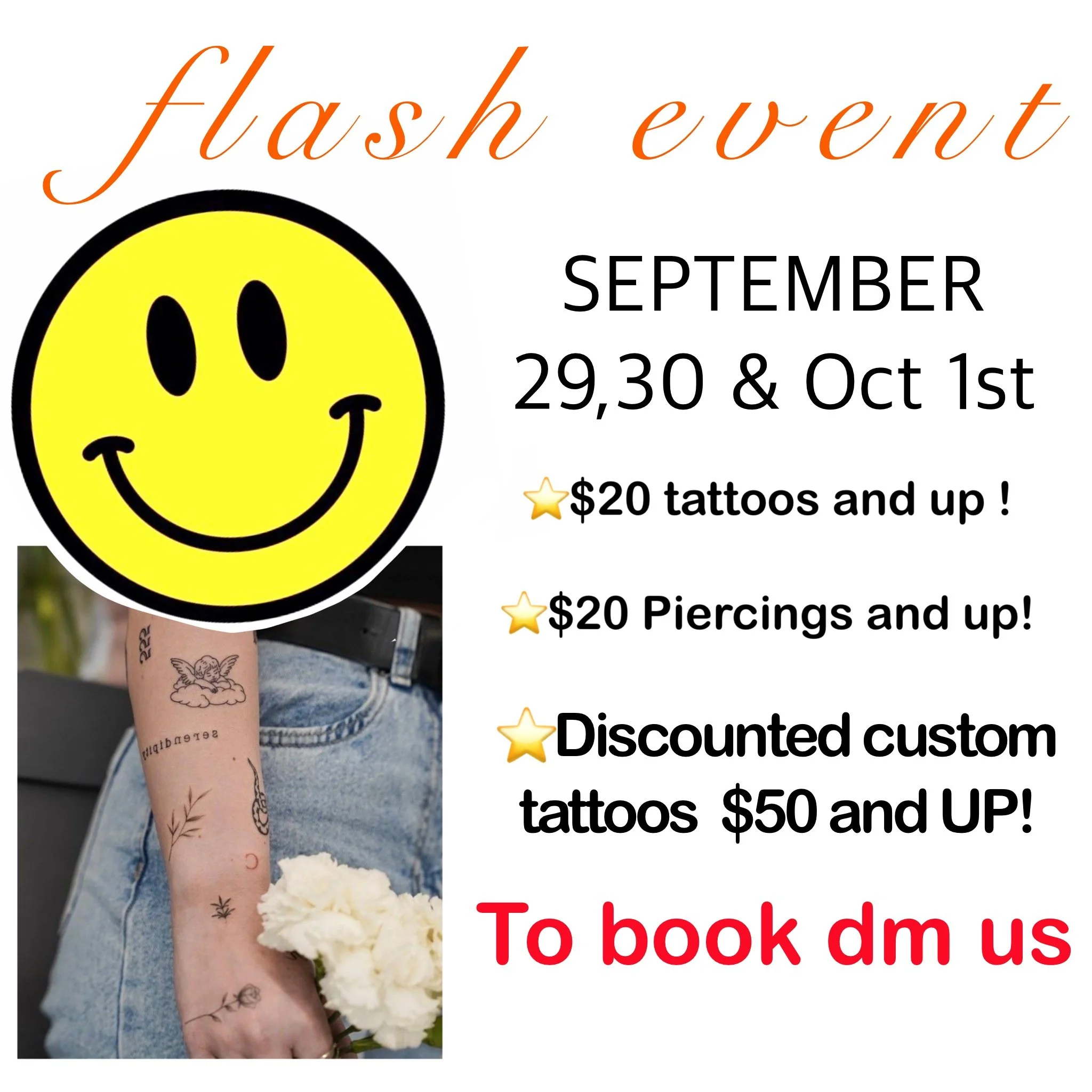 REDINK TATTOO STUDIO FLASH $20 & UP TATTOOS AND PIERCINGS — REDINK ...