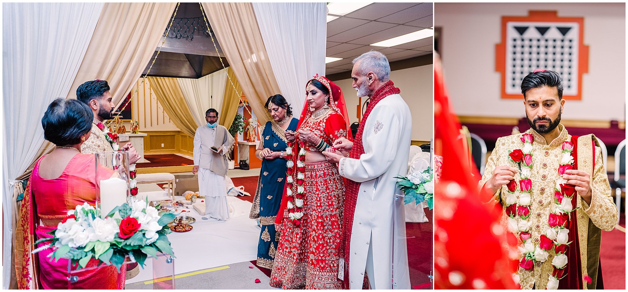 Suni & Nick’s Hindu Ceremony at Hindu Society of Alberta | Edmonton ...
