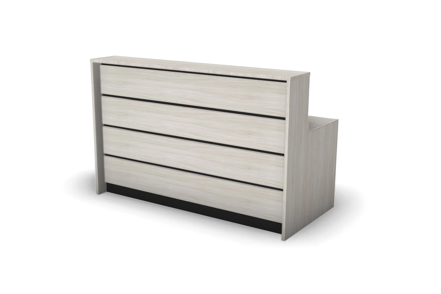 Civic: A locally made smart looking counter for reception areas