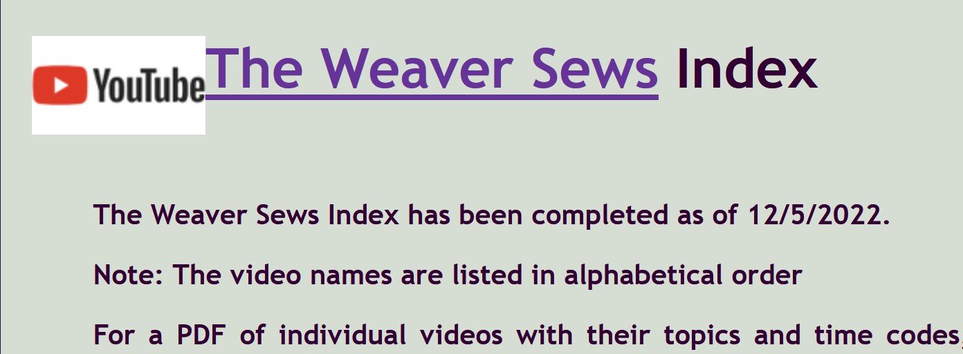 Tips & Techniques — NH Weaver's Guild