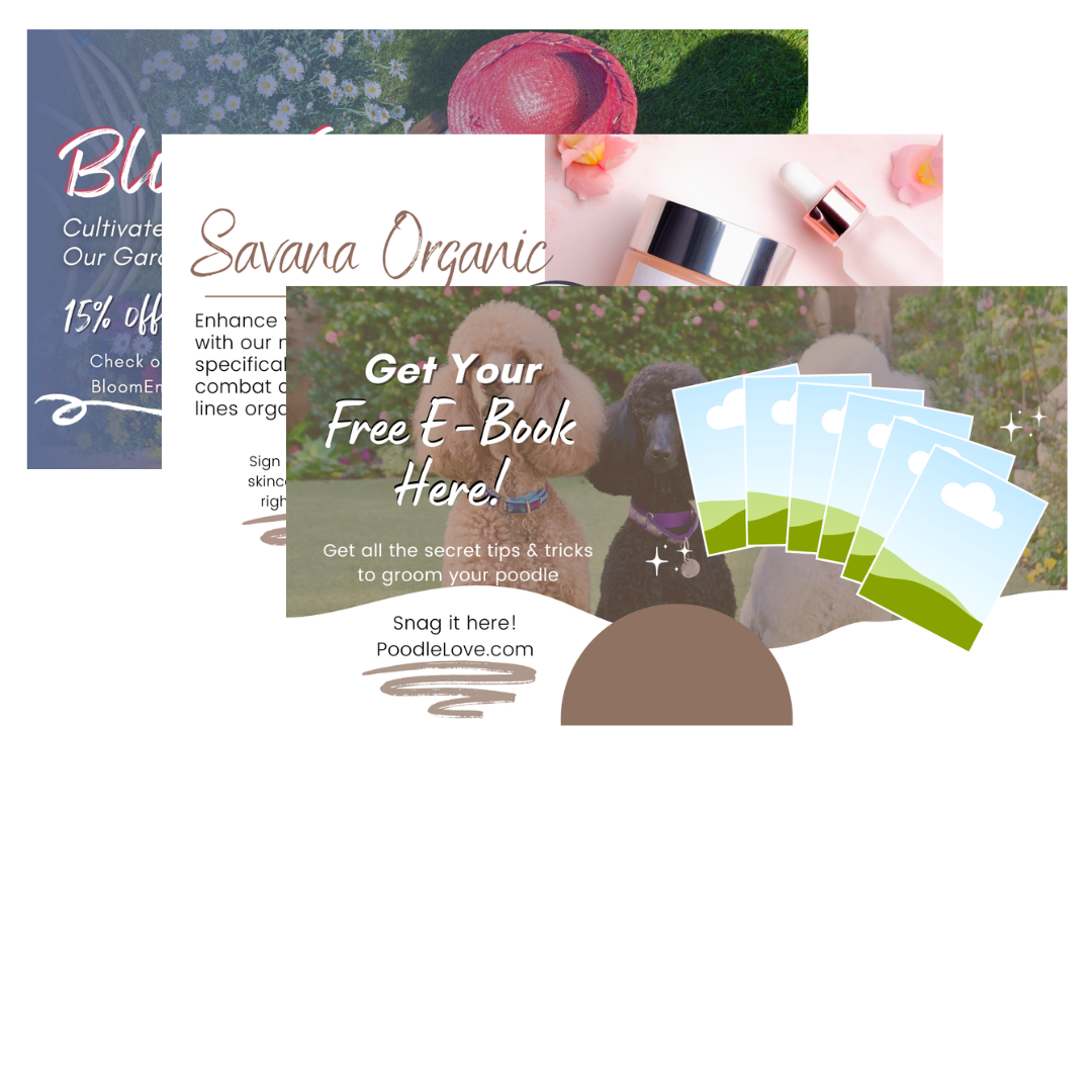 Pinterest Banner templates — Melissa Pupo | Get Seen Management ...