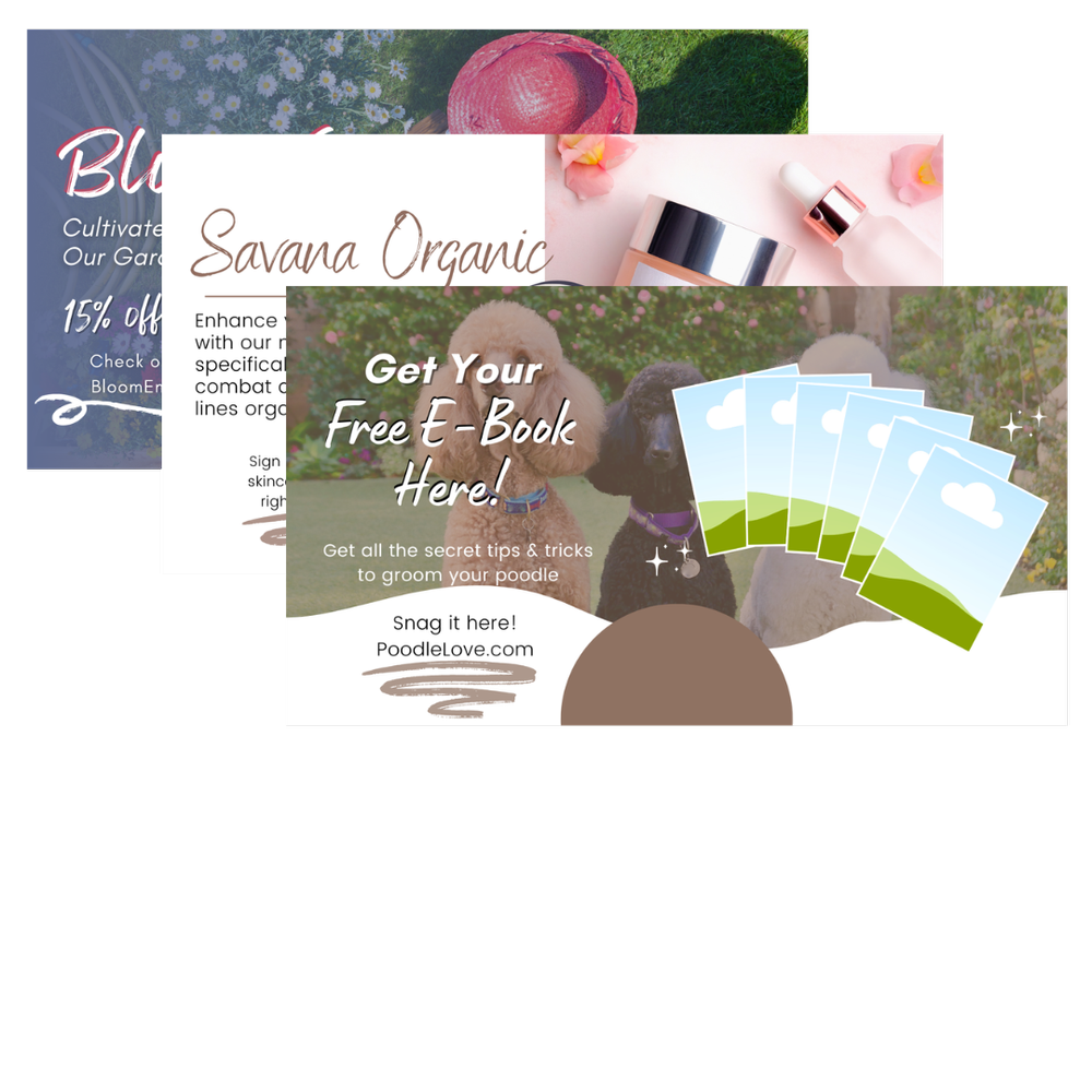 Pinterest Banner templates — Melissa Pupo | Get Seen Management ...
