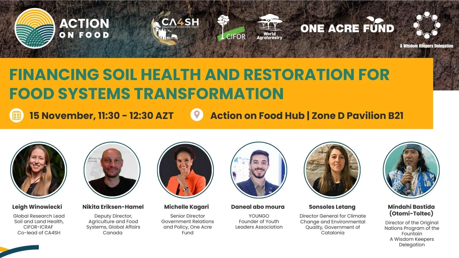 #COPSoil in Action: CA4SH drove the needle forward for soil health at UNFCCC COP29 — Coalition ...