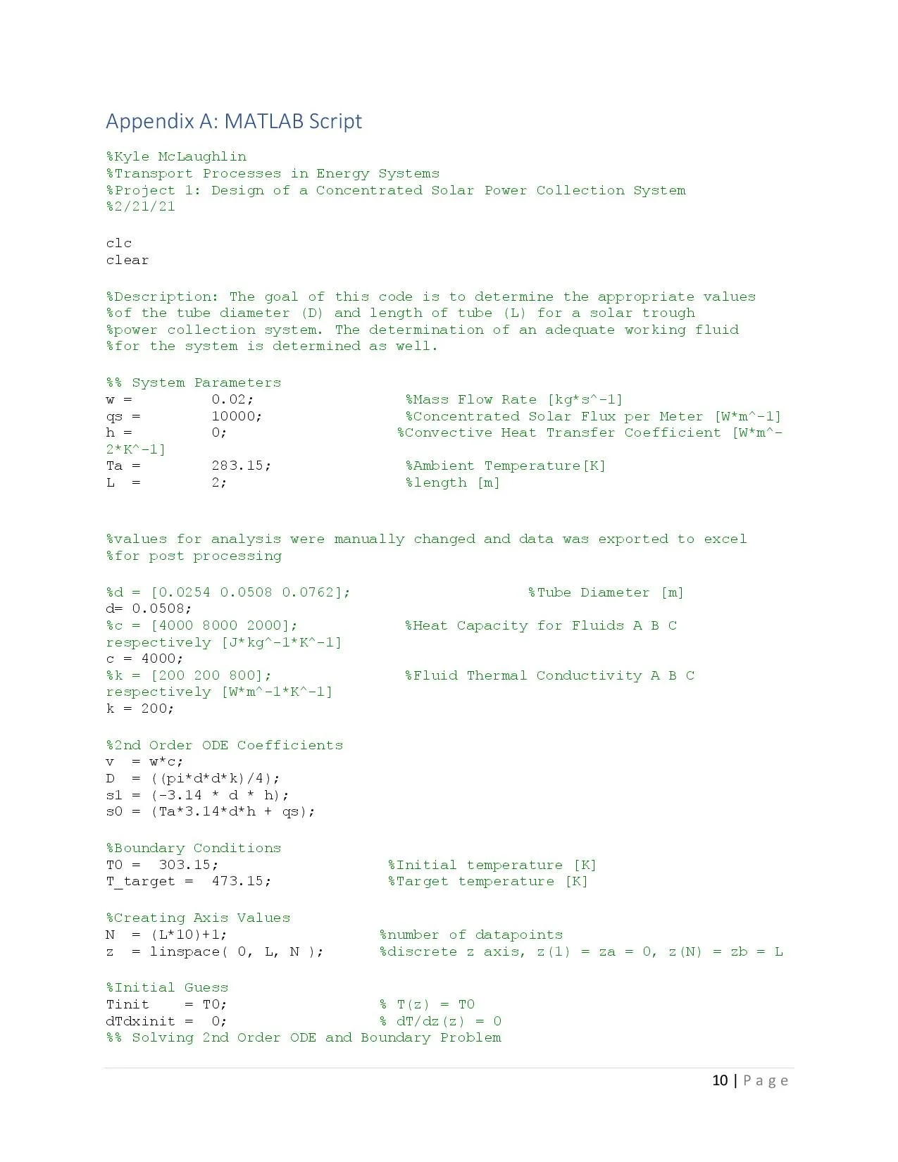 Design of a Concentrated Solar Power Collection System — Kyle ...