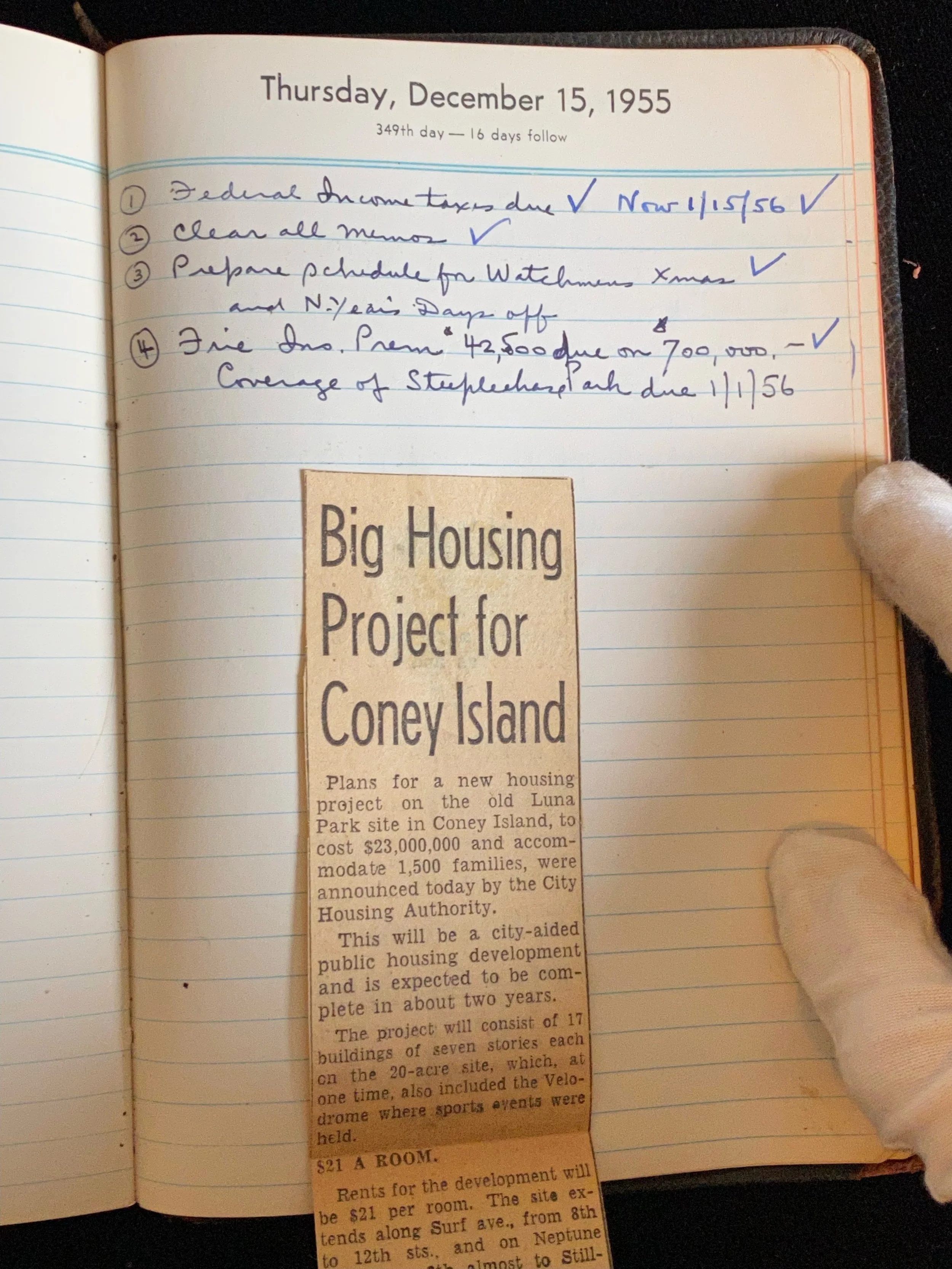 The Diaries of James Onorato — Coney Island Museum