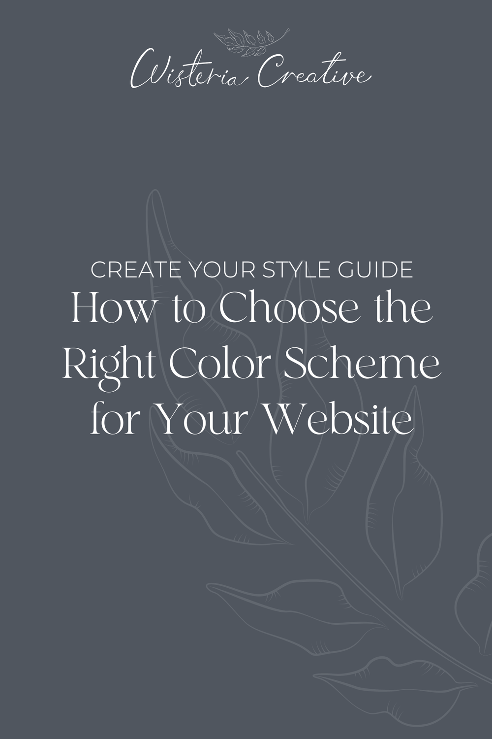How to choose a color scheme for your website — Wisteria Creative