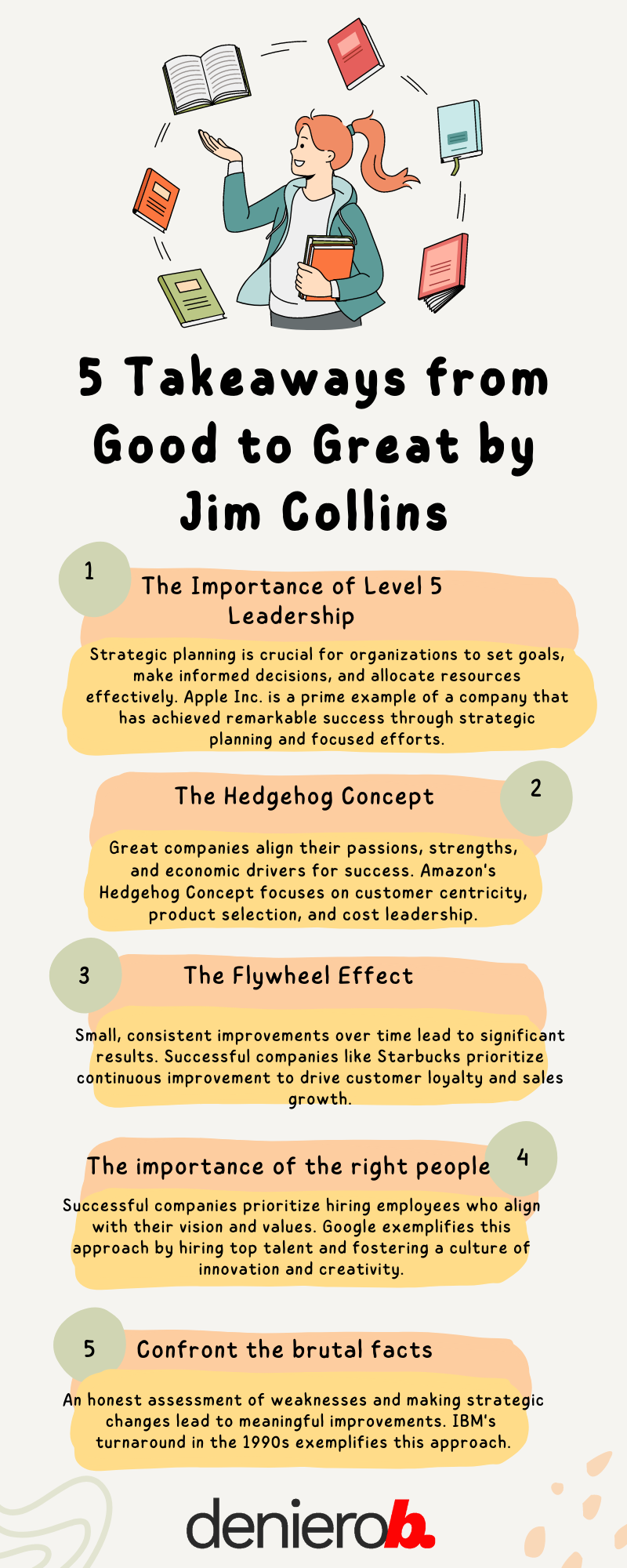 5 Takeaways from Good to Great by Jim Collins — Deniero B.