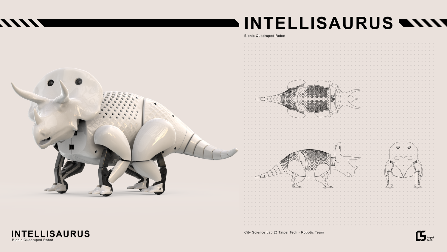 Intellisaurus: The Bionic Triceratops Robot — City Science Lab @ Taipei ...