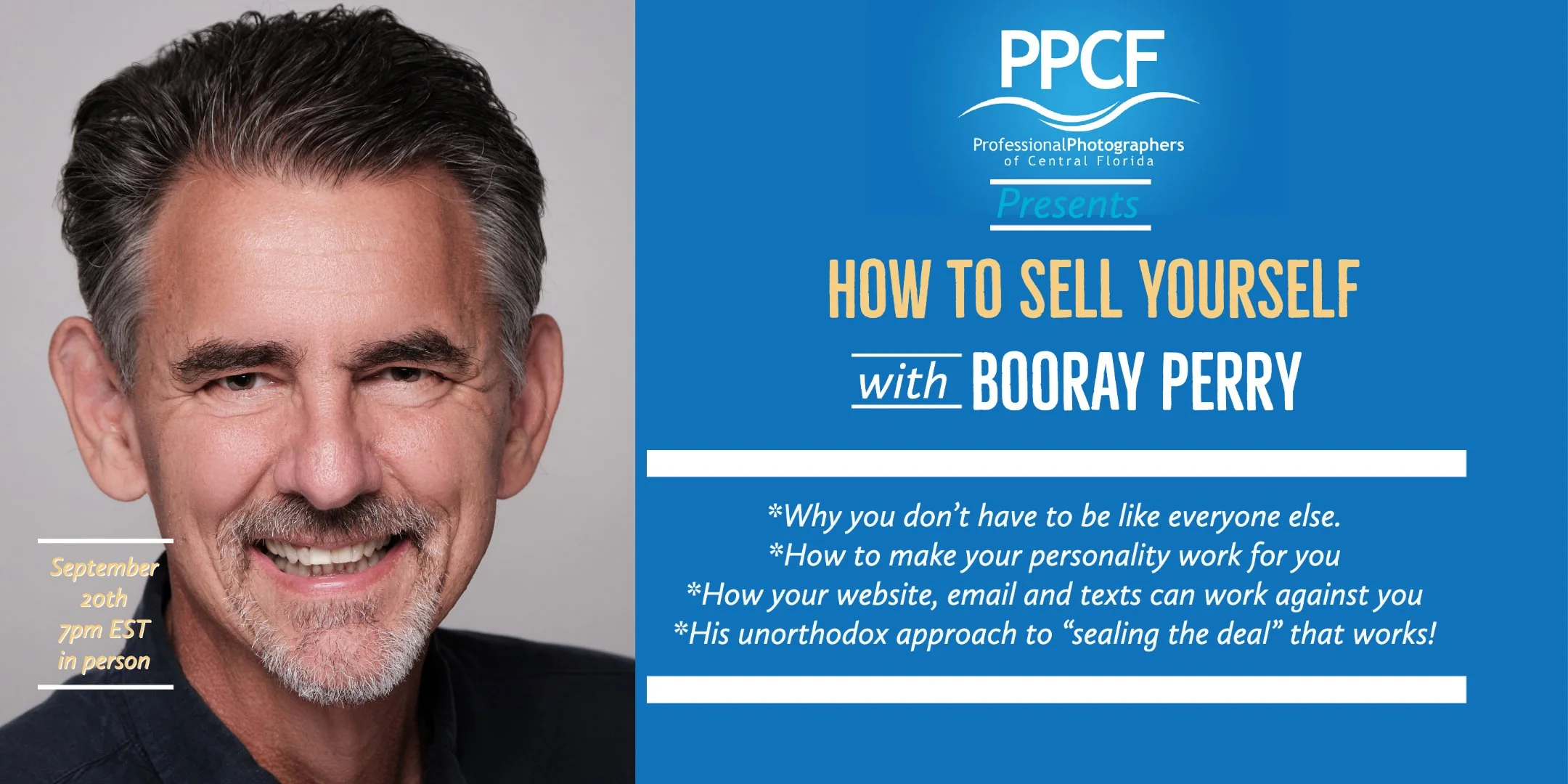 How to Sell Yourself with Booray Perry — The PPCF