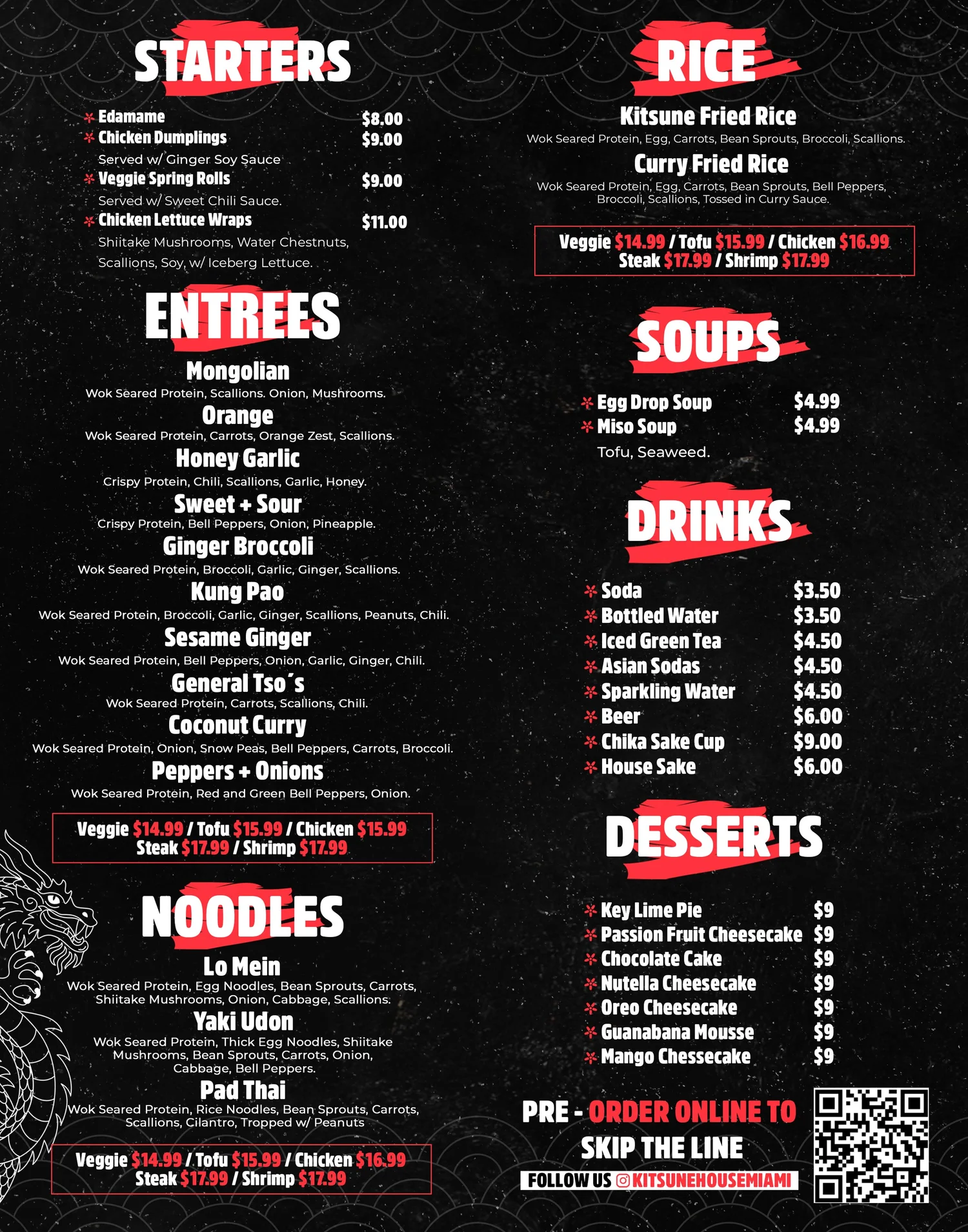MENU — Kitsune House