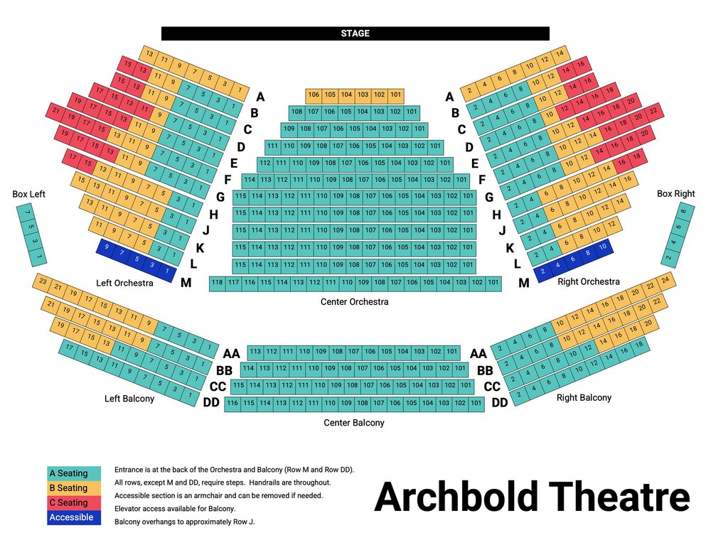 SEAT MAPS + VIEW — Syracuse Stage