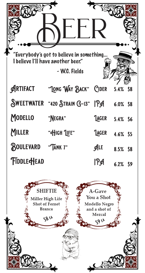 Craft Cocktails — Parla XXI Assembly