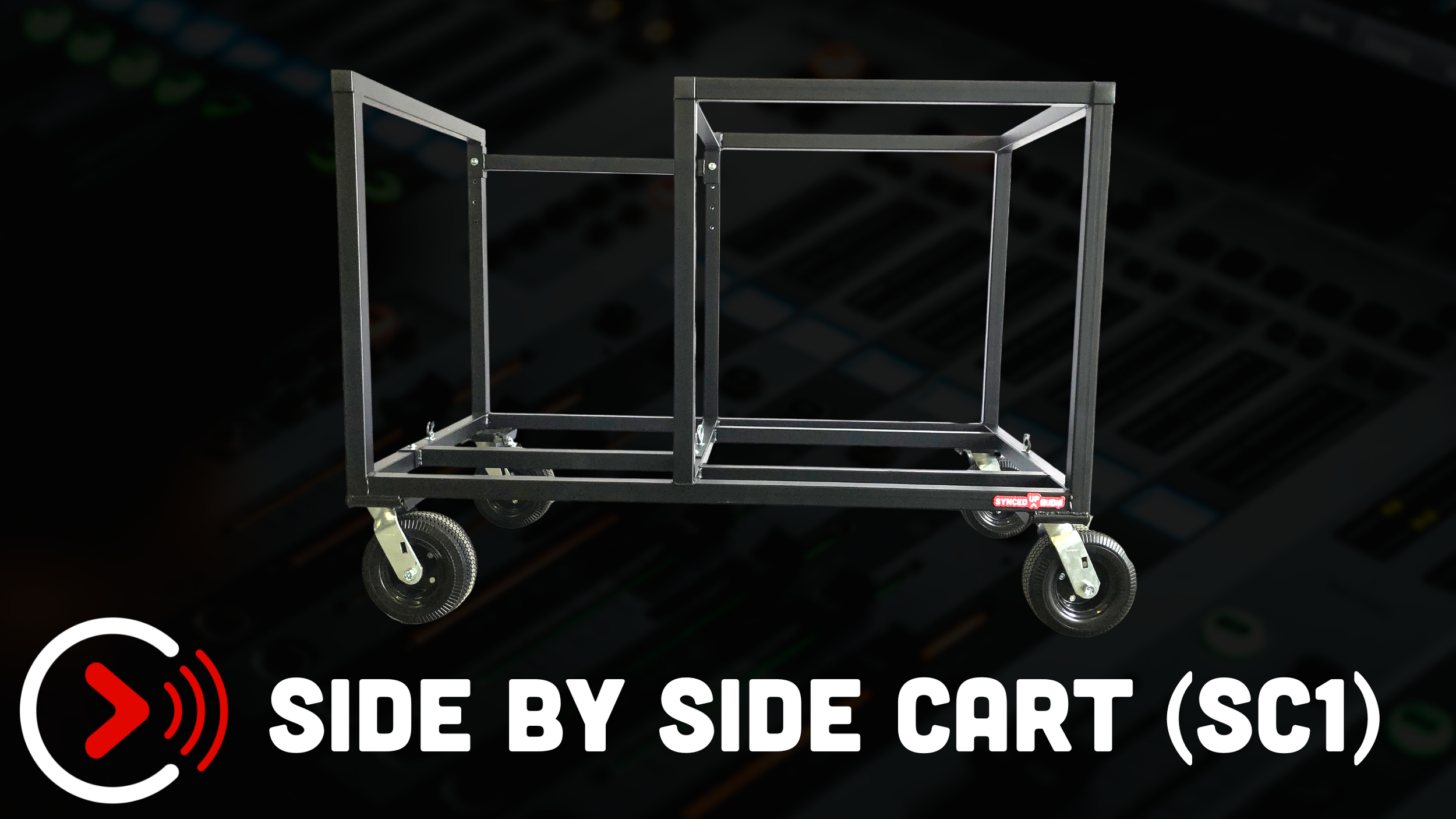 Side by Side Speaker Cart (SC1) — Synced Up Audio
