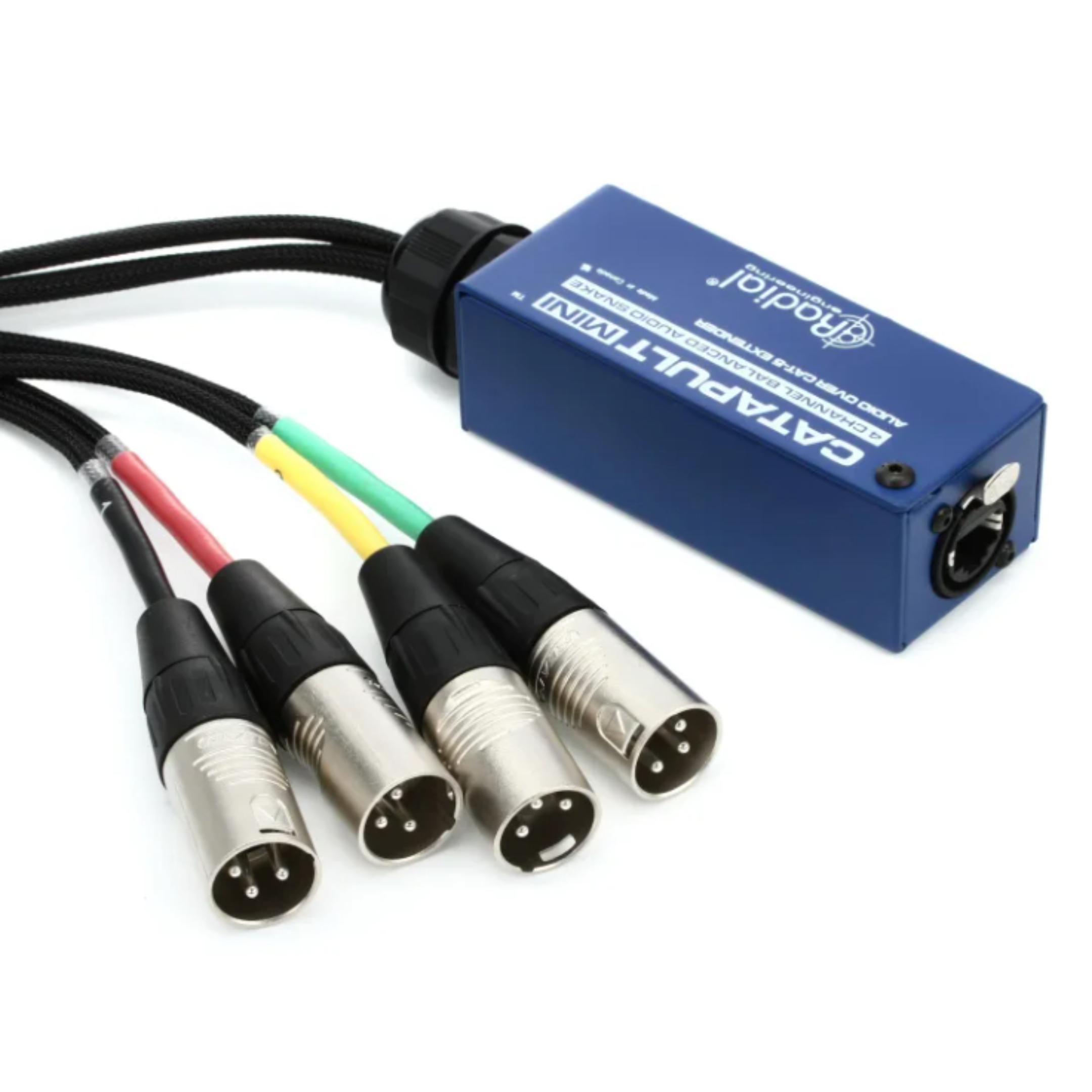 Radial Catapult Mini RX Cat 5/6 Audio Snake Module with Male XLR ...