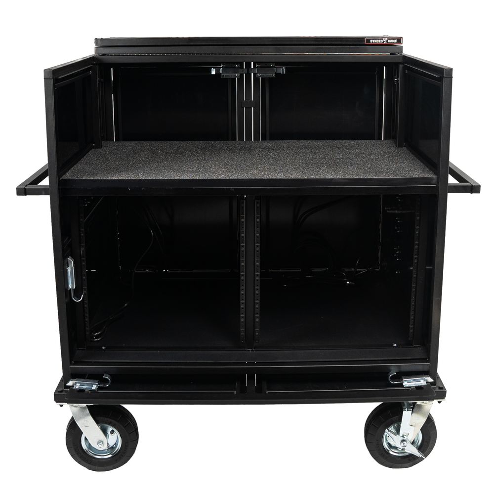 Double Mixer Cart (MC1) | Mixer and Sound Board Carts for Marching ...