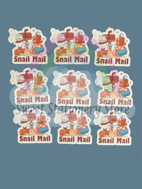 24 Snail Mail Sticker Flakes — Sweet Stationery Store