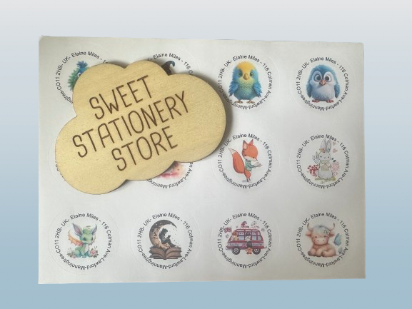 Round mixed labels pls read before ordering — Sweet Stationery Store