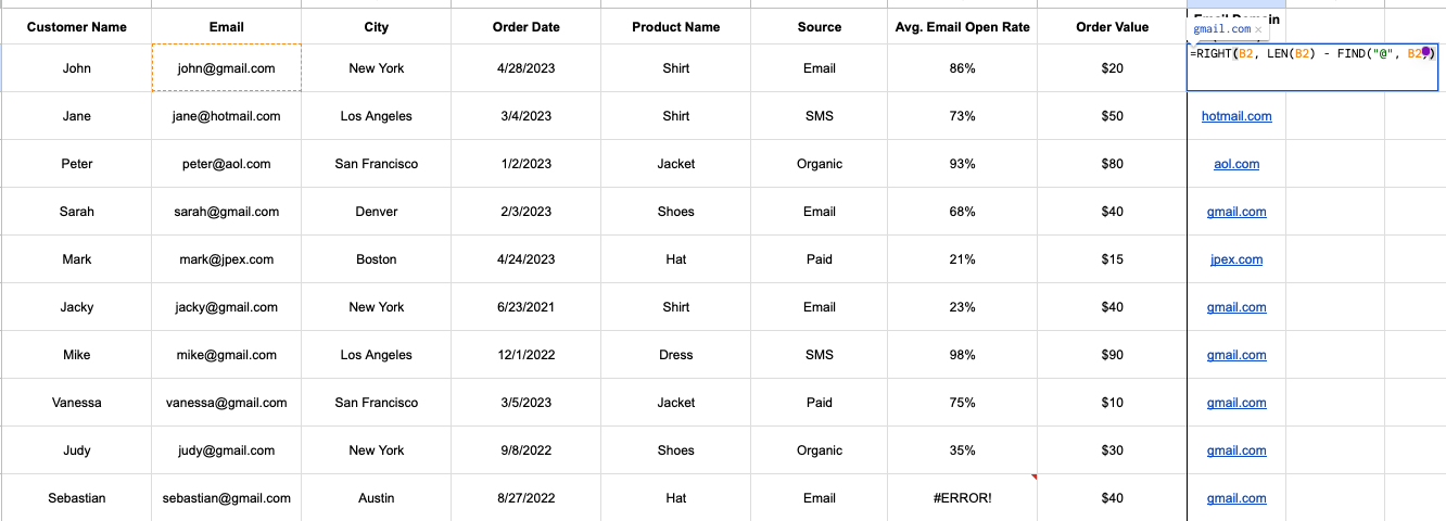 10 Essential Google Sheets Functions for Marketers — Jacky Huang