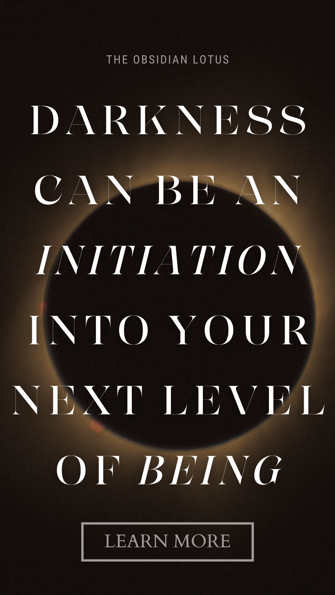 Darkness is an Opportunity for Powerful Transformation — Integrated ...