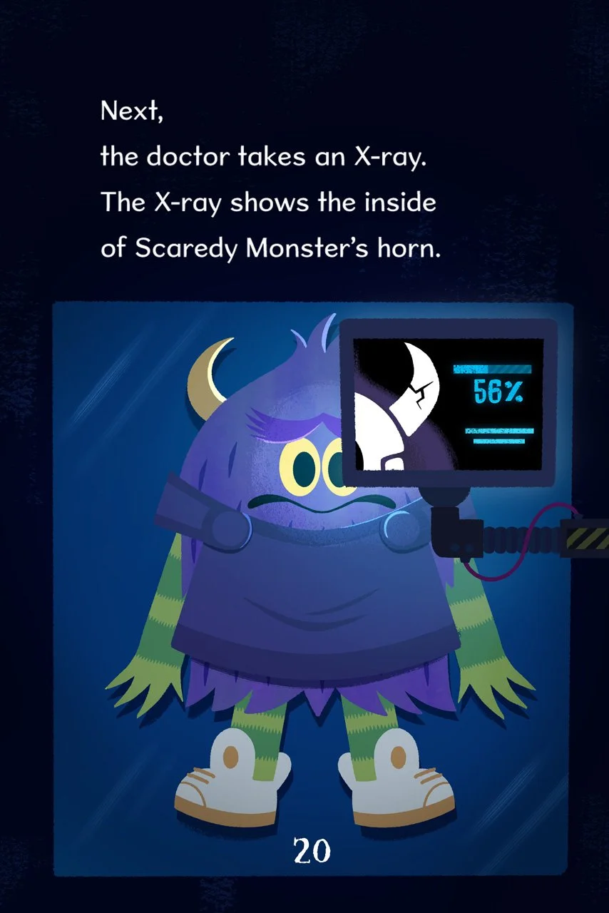 Scaredy Monster Goes To The Doctor — Steve Lambe