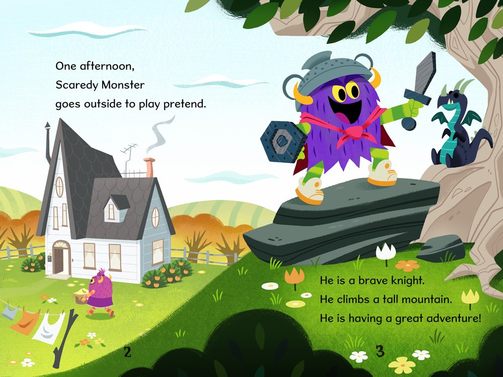 Scaredy Monster Goes To The Doctor — Steve Lambe