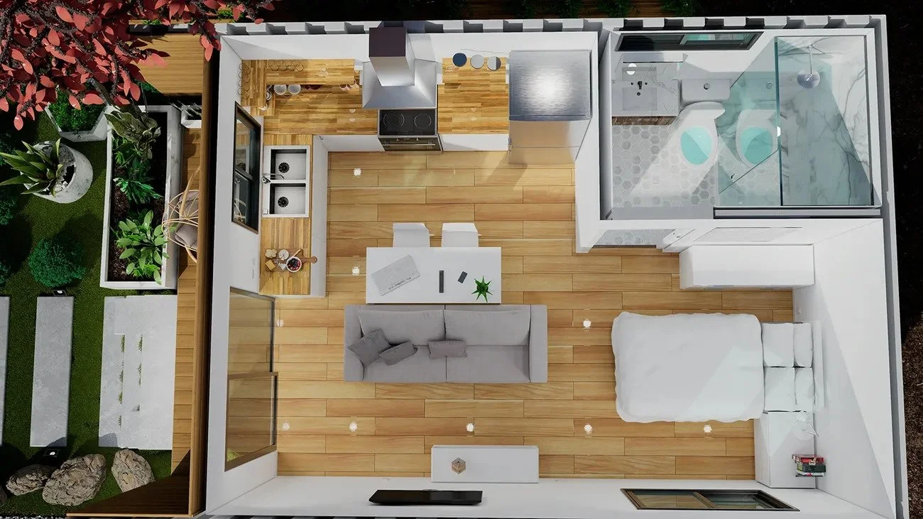 Model 320 — Conex Modular Customized Conex ADUs & Offices Bay Area