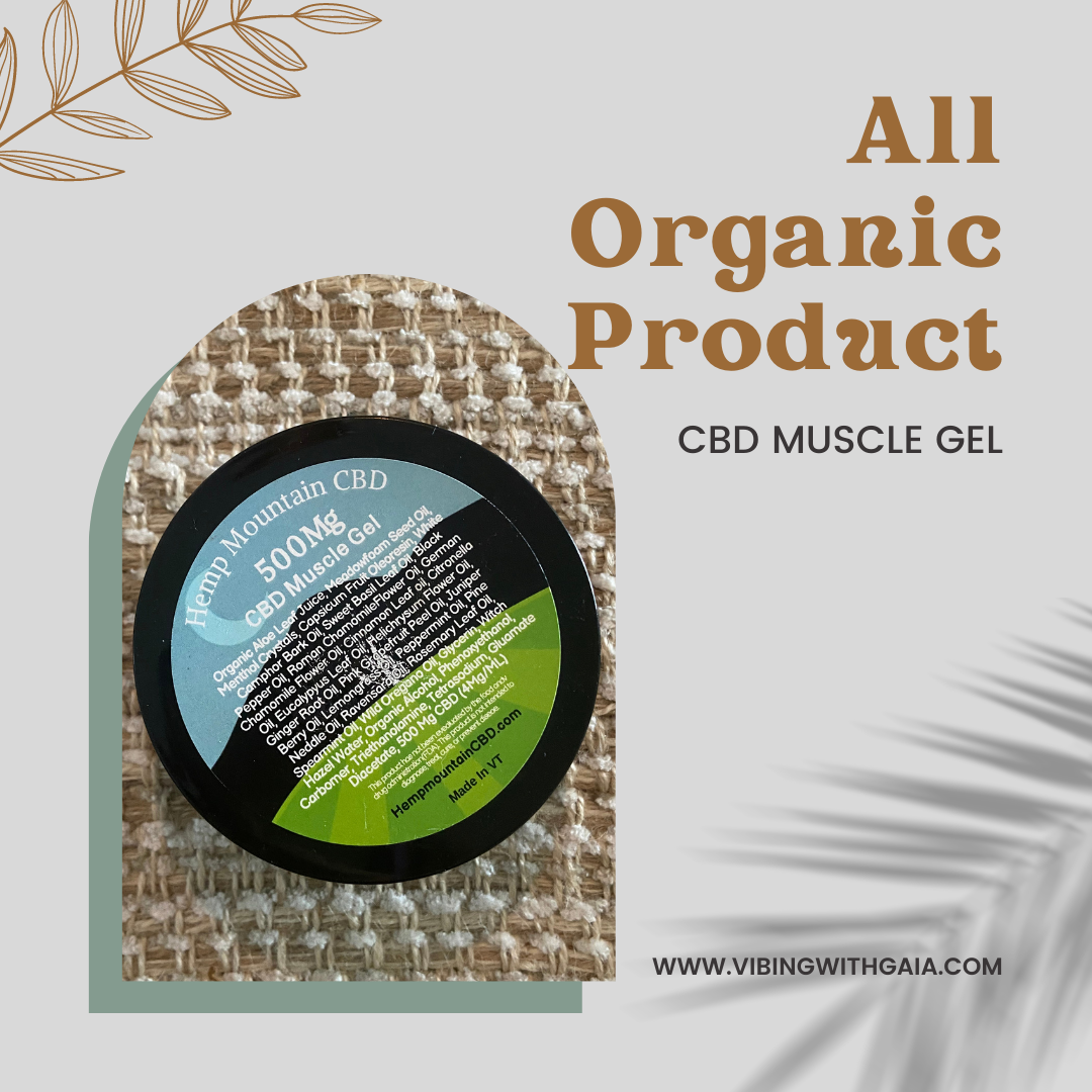 All Organic CBD Muscle Gel — Vibing with Gaia