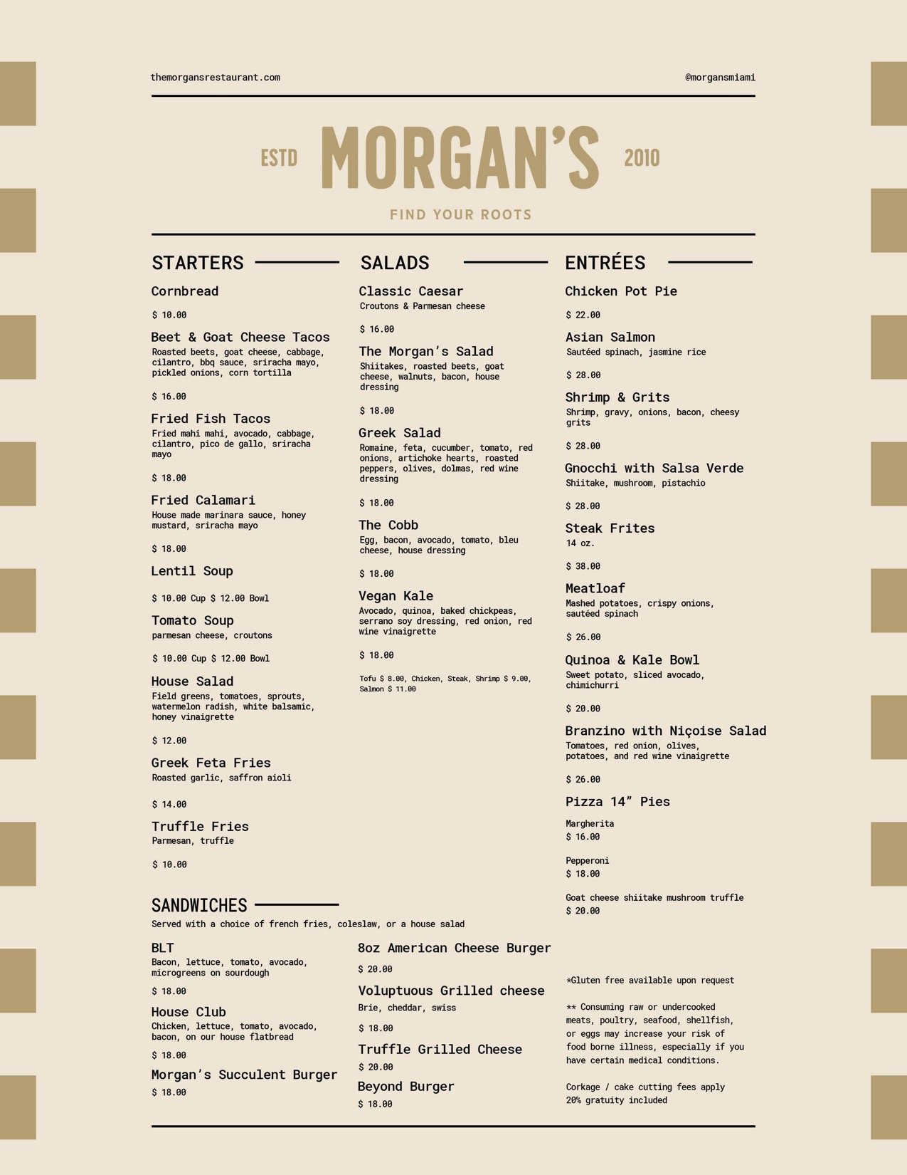 Morgans Restaurant - Best Brunch and Dinner in Miami's Allapatah ...