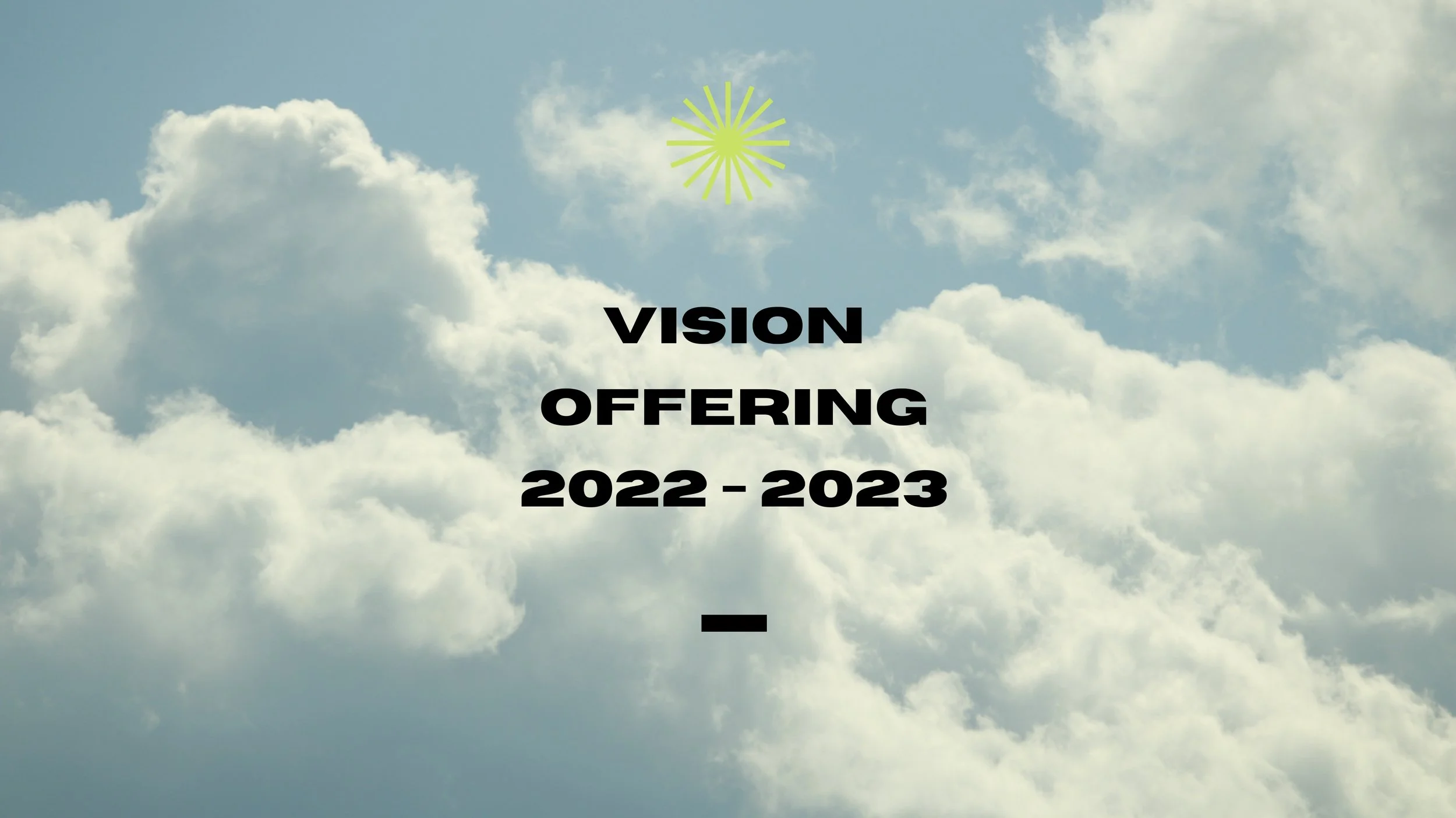 Vision Offering — Expression Church
