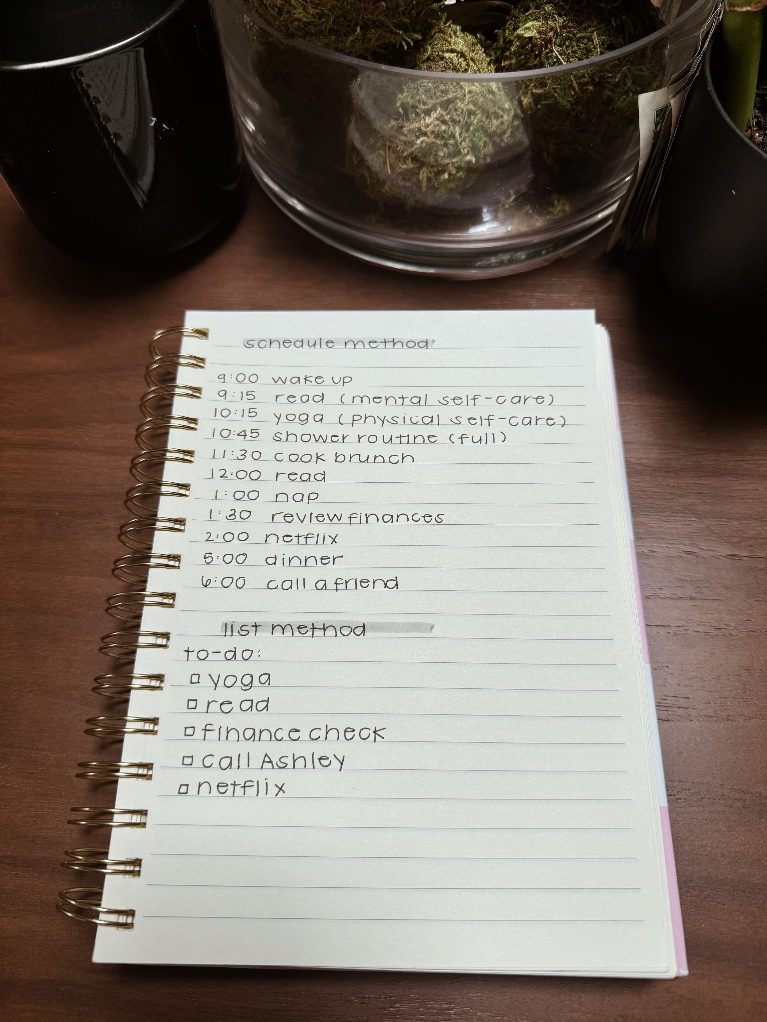 How to Plan When There's Nothing to Plan — the imani michelle