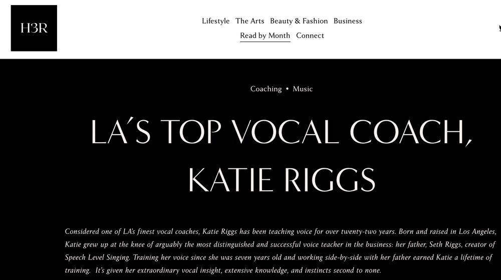 Press — Katie Riggs Vocal Studio