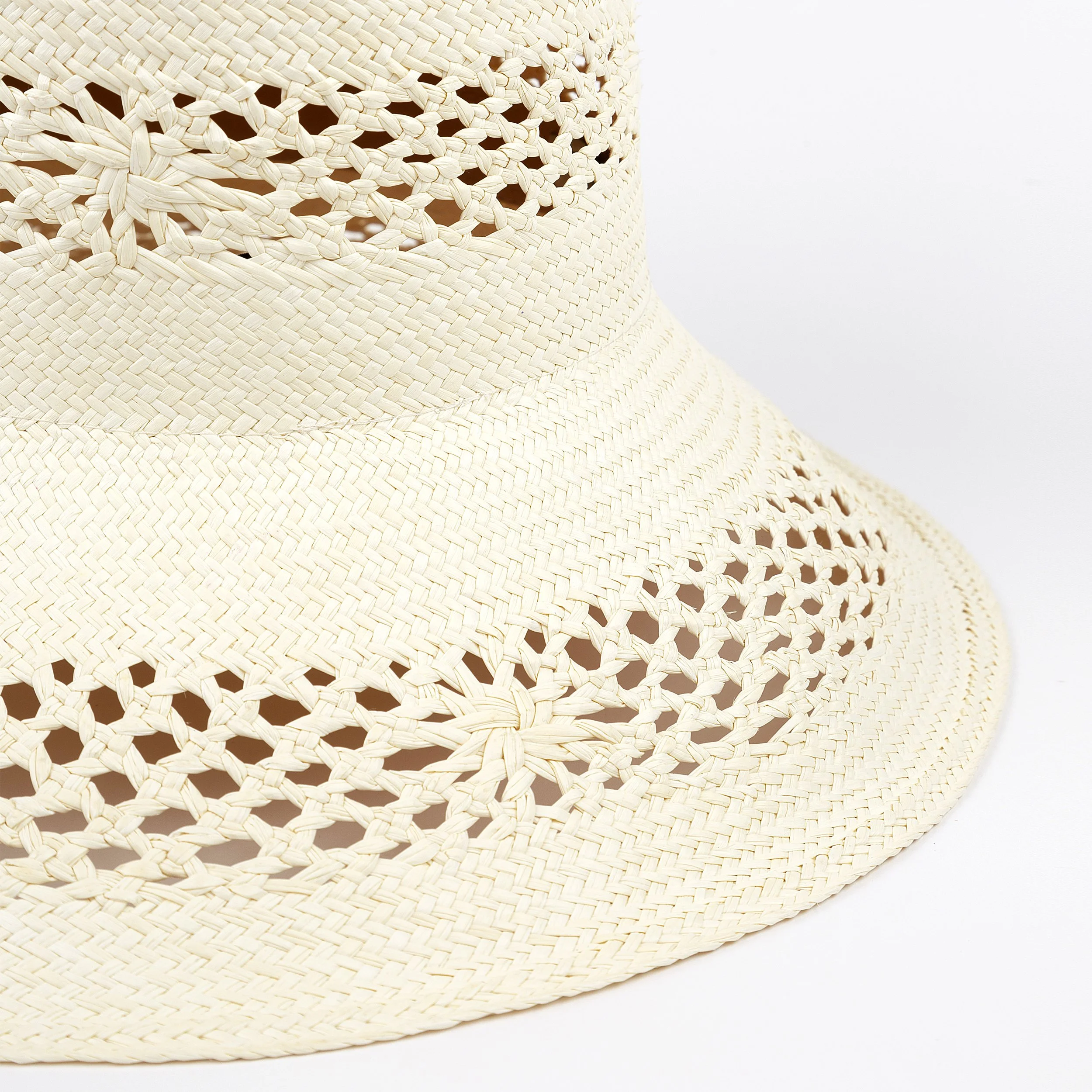 Andean Bucket Hat - Crochet Style Panama Hat — Elegancia Tropical Hats