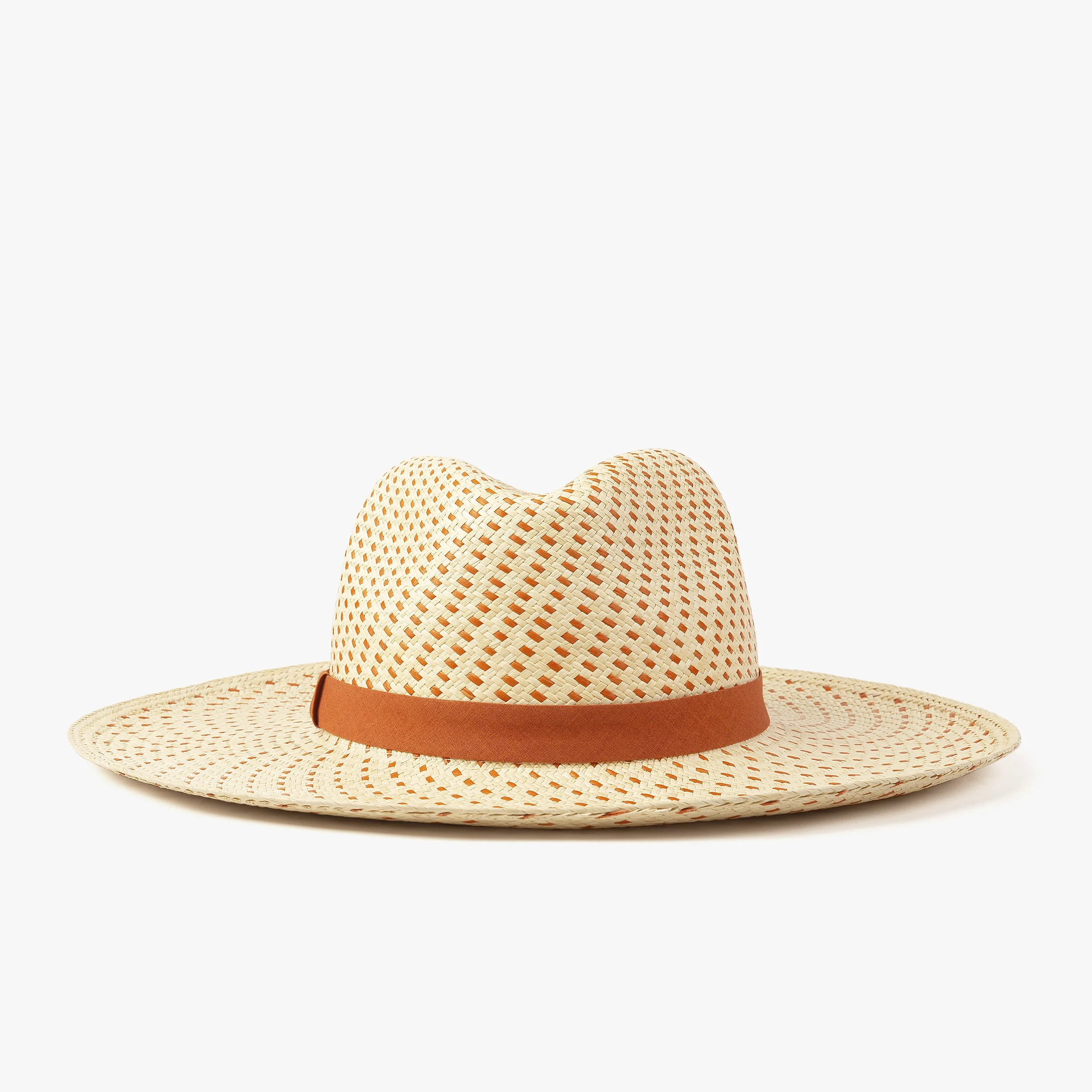 Inti - Wide Brim Designer Straw Hat — Elegancia Tropical Hats