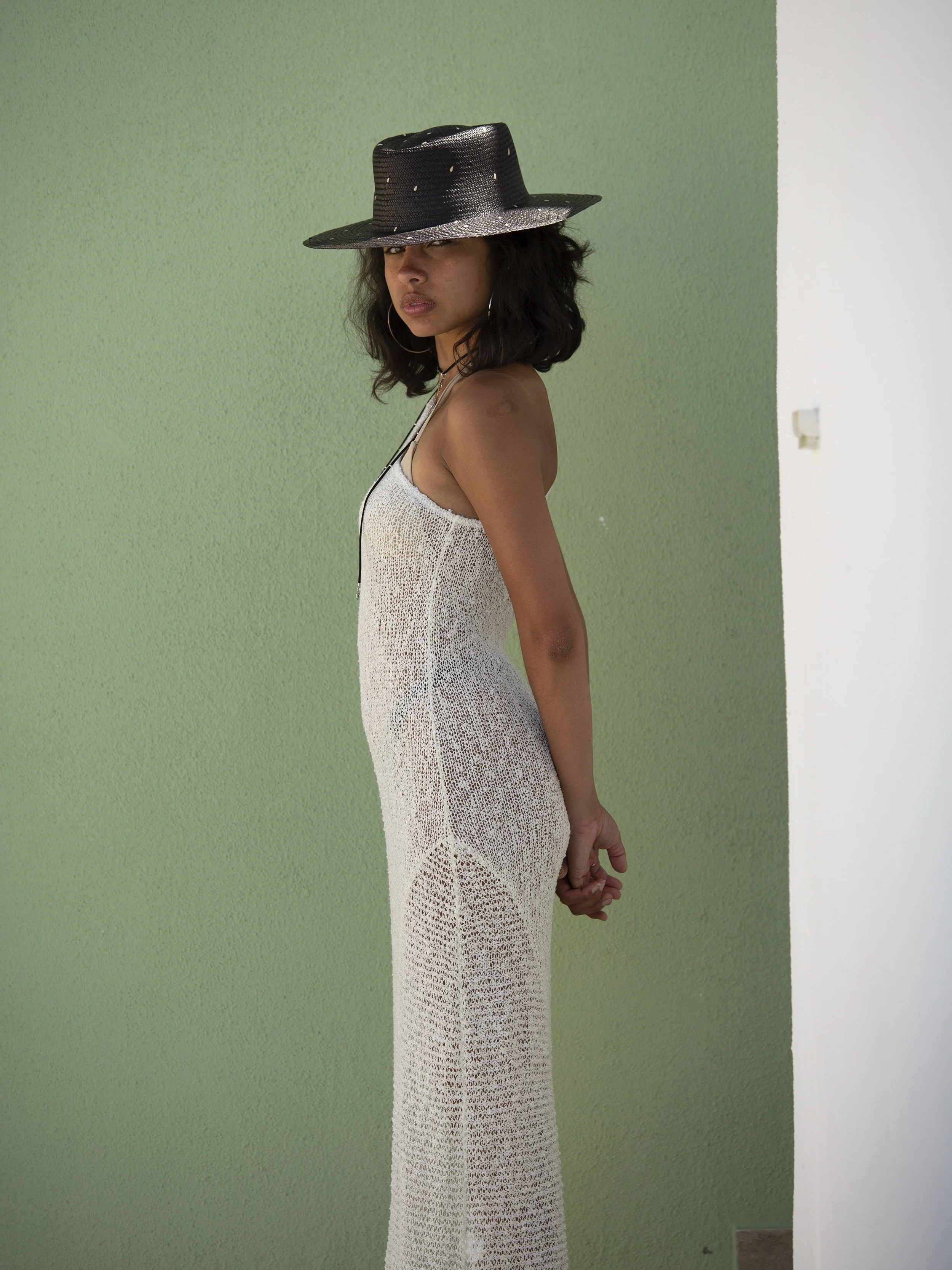 Inti - Wide Brim Designer Straw Hat — Elegancia Tropical Hats