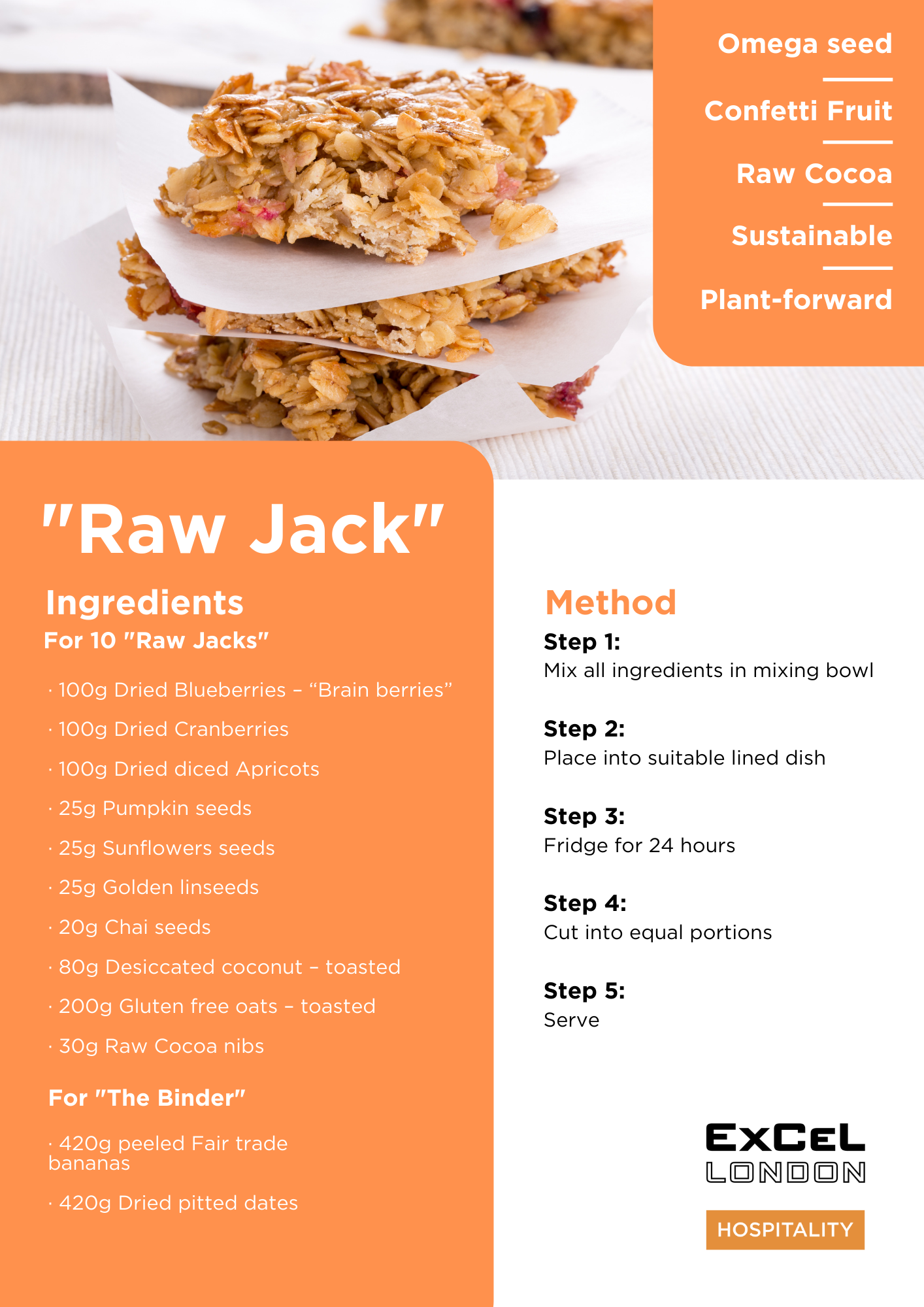 Recipe Card — ExCeL London Hospitality