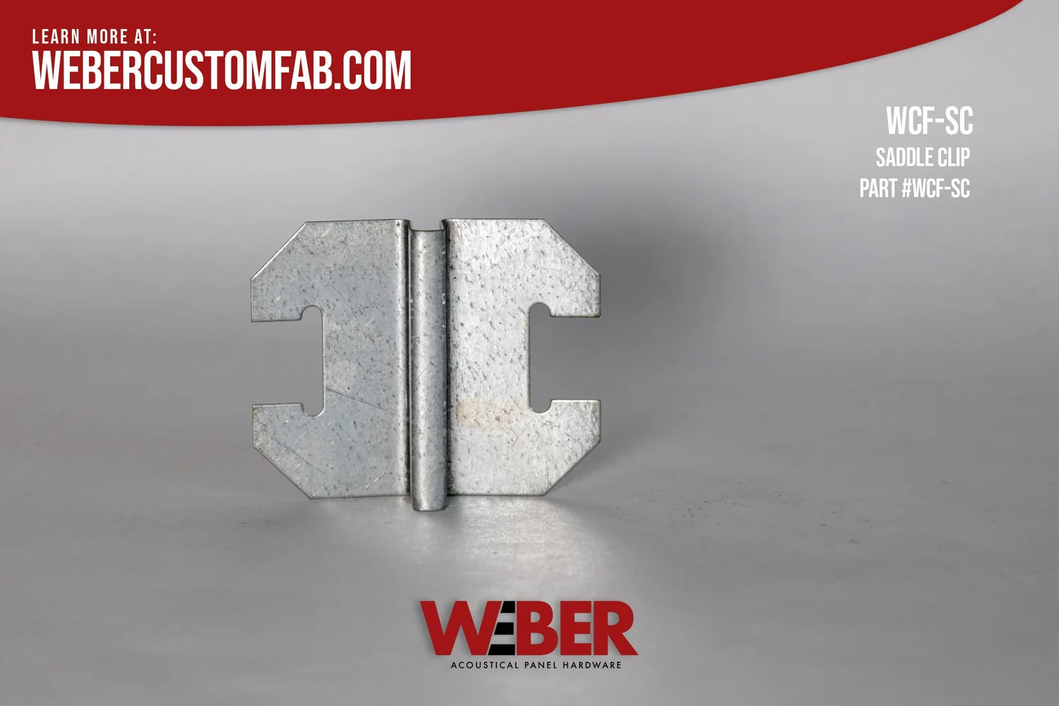 Acoustical Panel Hardware — Weber Custom Fab - Bruce, Wisconsin
