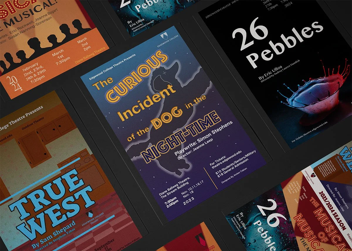 custom made theatre posters — amber fabian