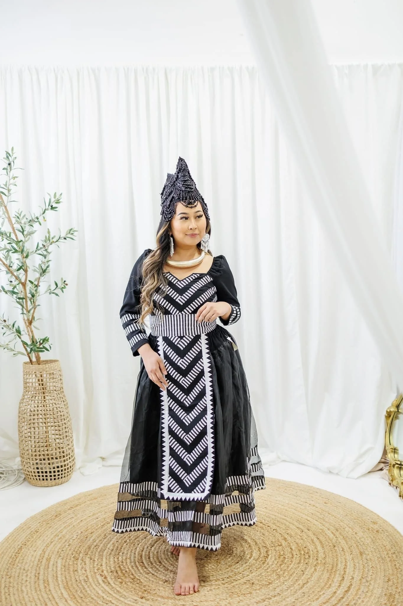 Black Siv Ceeb Outfit — Modern Hmong Sisters