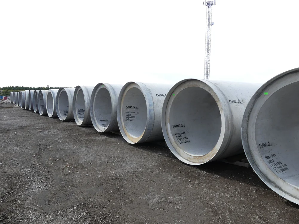 Concrete Pressure Pipe — Ewing Steel