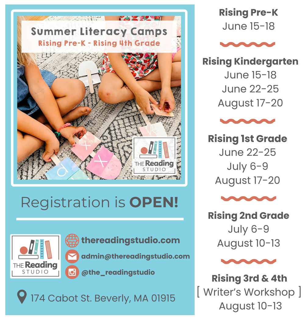 Summer Literacy Camps — The Reading Studio